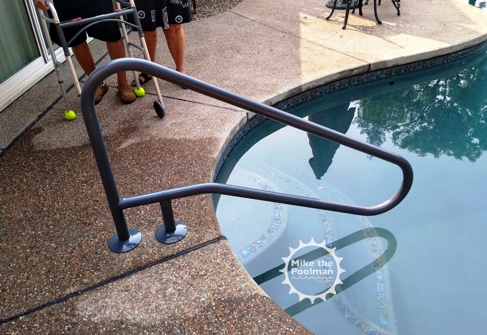 Swimming Pool Hand Rail Installation in Greater Sacramento - Mike the ...